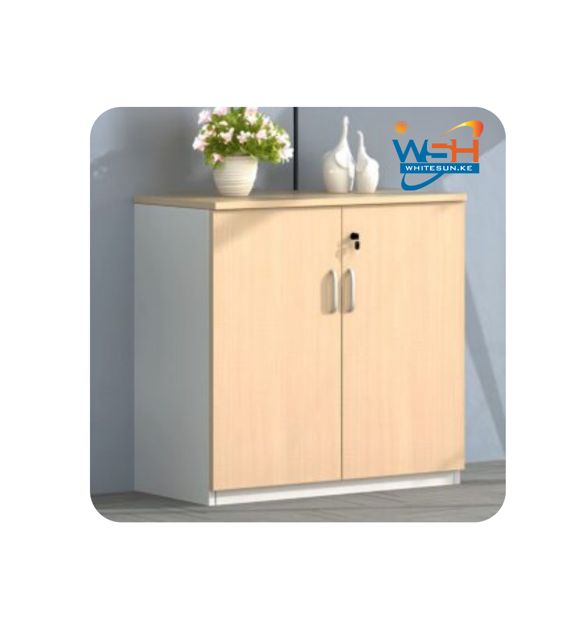 Buy 2-Door wooden executive cupboard Online in Kenya | Best Price ...