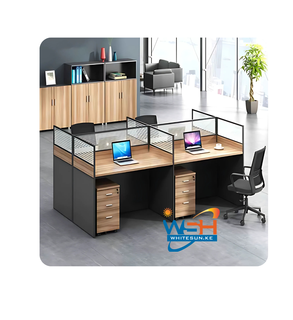 Buy 4 Way Modular workstation Online in Kenya | Best Price | 0745324353