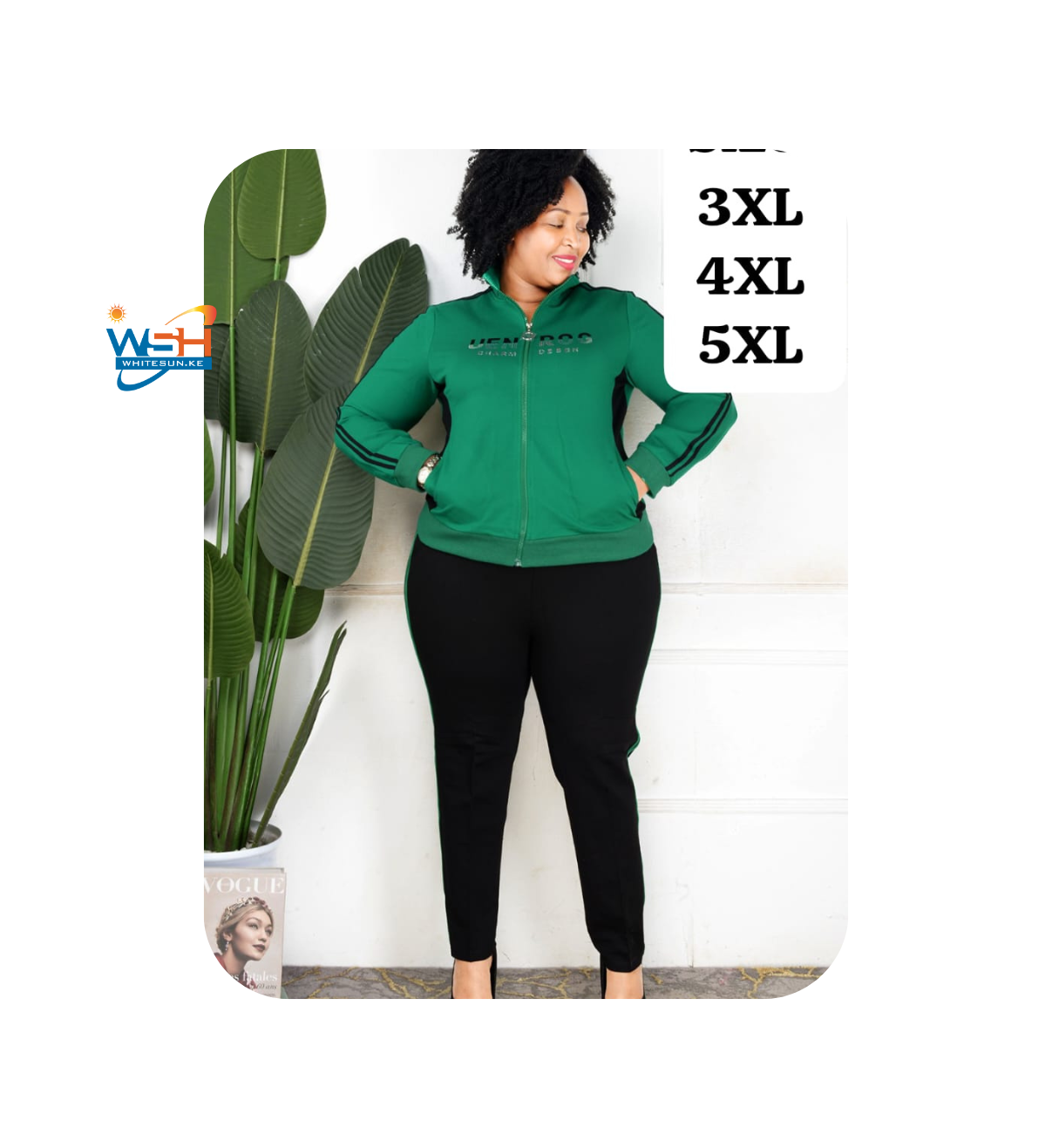 Buy Stylish Plus Size Women's Tracksuit - Gr Online in Kenya | Best ...