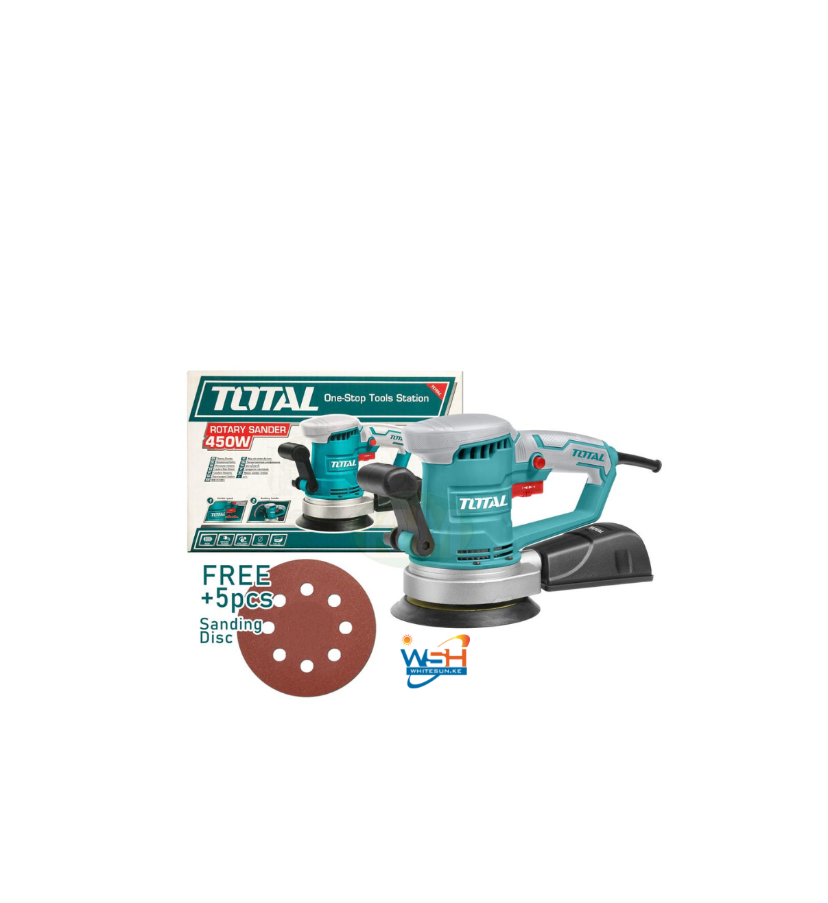 Buy total 450w rotary sander (TF2041506) Online in Kenya | Best Price ...