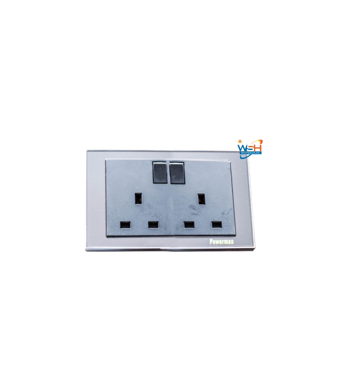 Buy Powermax Twin Socket Brushed Steel Online in Kenya | Best Price ...