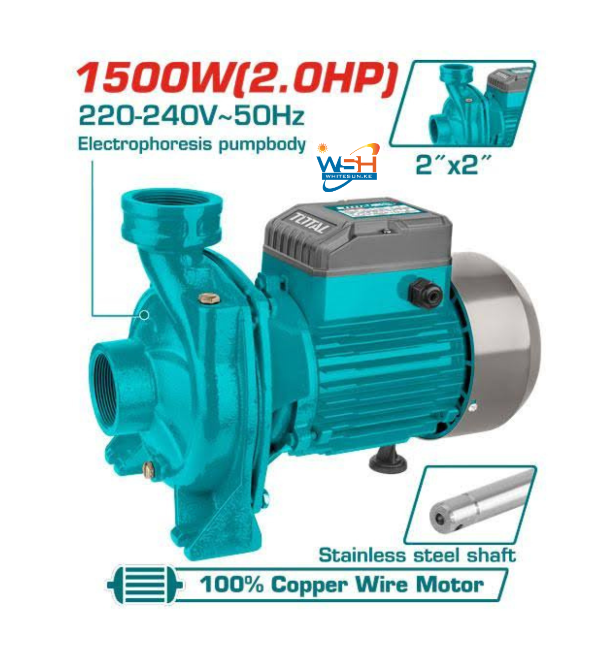 Buy Water pump 1500W Online in Kenya | Best Price | 0745324353