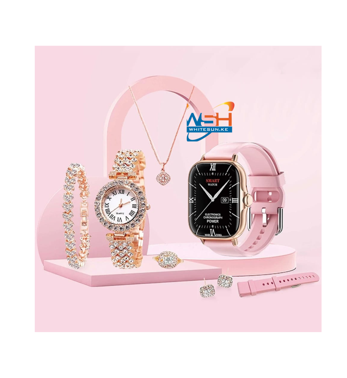 Buy 6 IN 1 Smart Watch A58 Plus with - Neckl Online in Kenya | Best ...