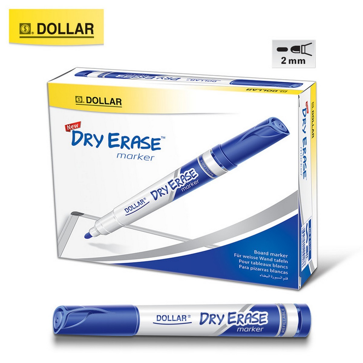 Buy Dollar Dry Erase Blue Markers Round Type Online in Kenya | Best ...