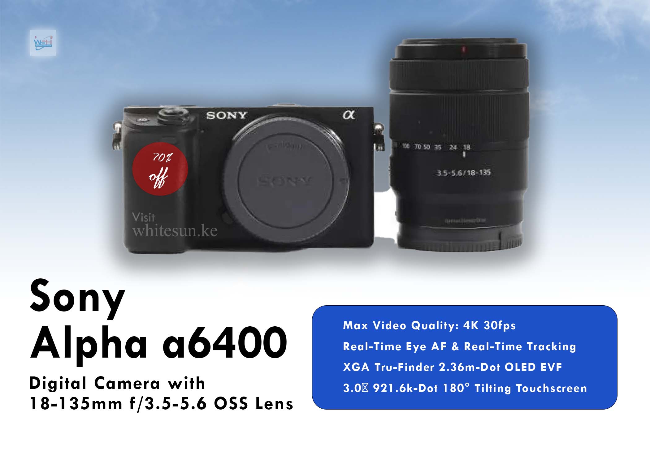 Buy Sony Alpha a6400 Mirrorless Digital Came Online in Kenya | Best ...